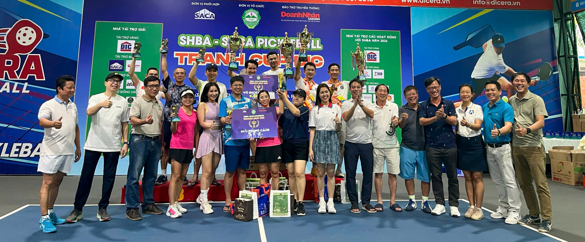 Giải Pickleball SHBA – SACA 2026 đã diễn ra thàng công rực rỡ.